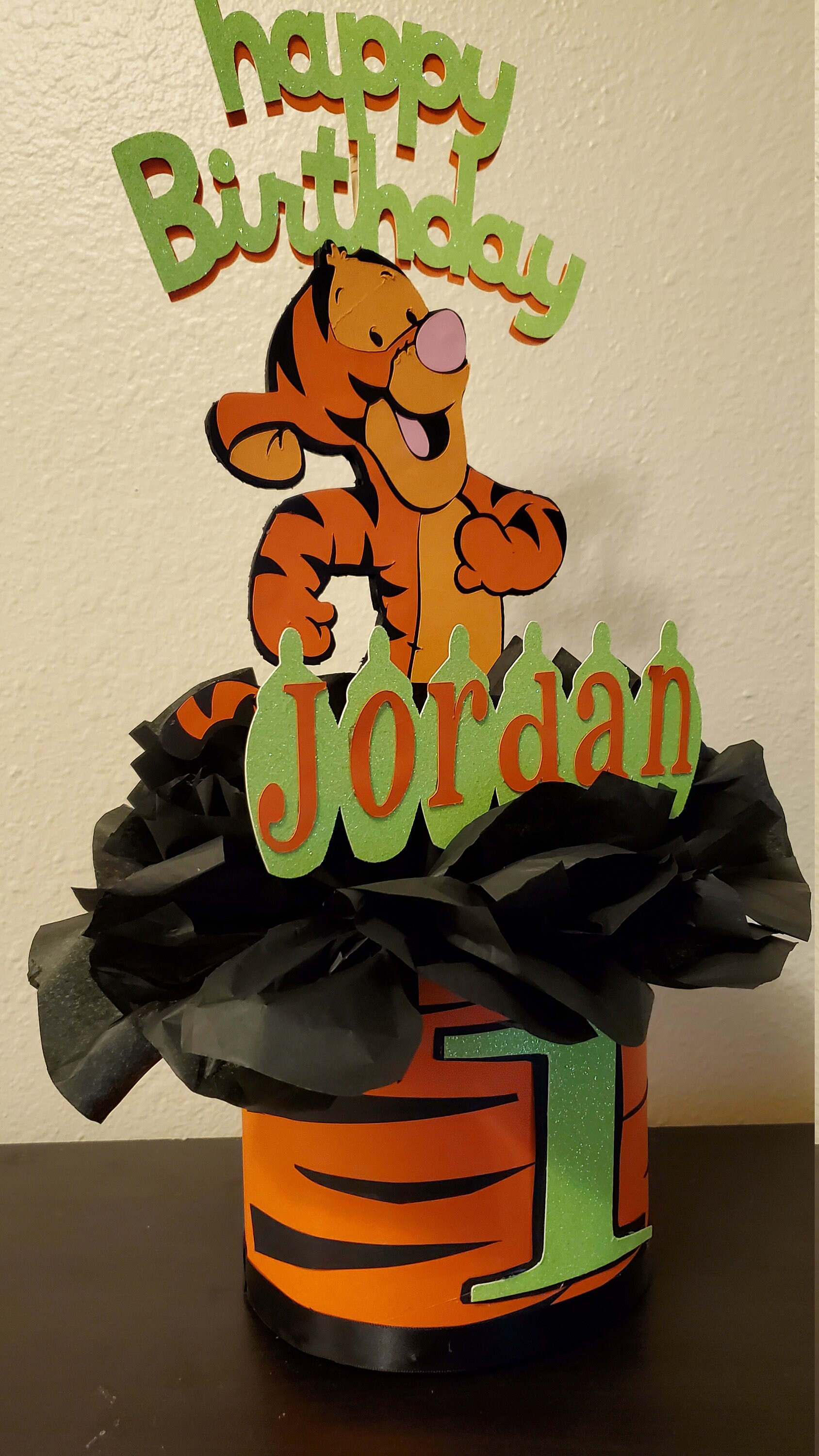 Tigger Birthday Centerpiece Tigger Party Decoration | Etsy