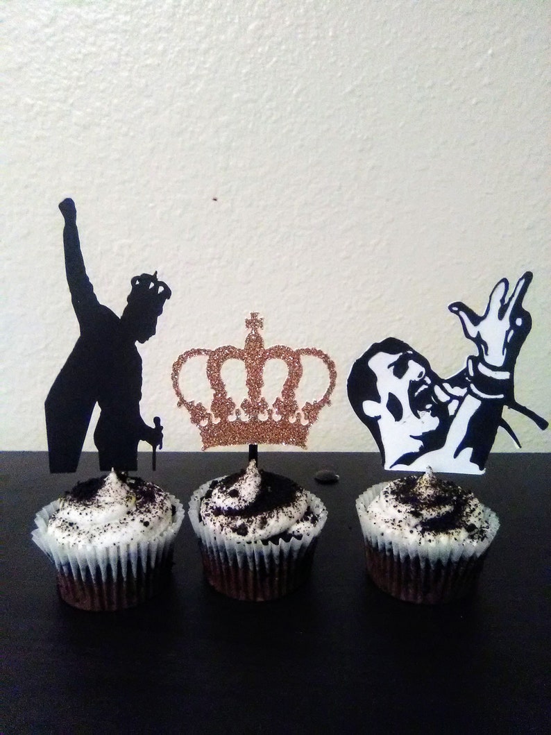 Freddie Mercury Cupcake Toppers Queen Rock Band Freddie - Etsy.de