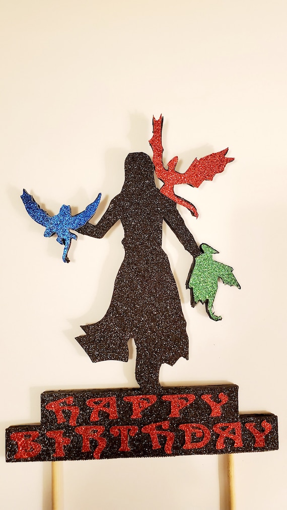 Game of Thrones Daenerys Cake Topper GOT Birthday Decoration | Etsy