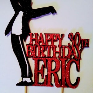 Michael Jackson Cake Topper, Michael Jackson Party Decoration - Etsy