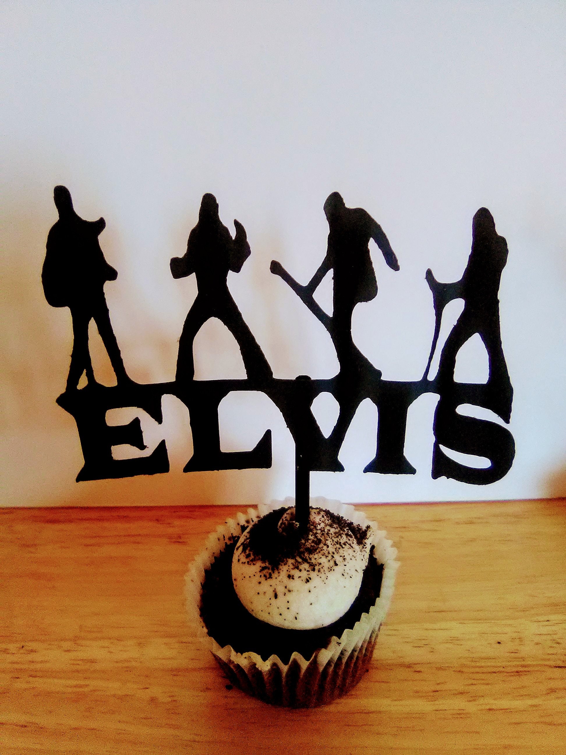 Elvis Presley Cupcake Toppers the King Elvis Party | Etsy