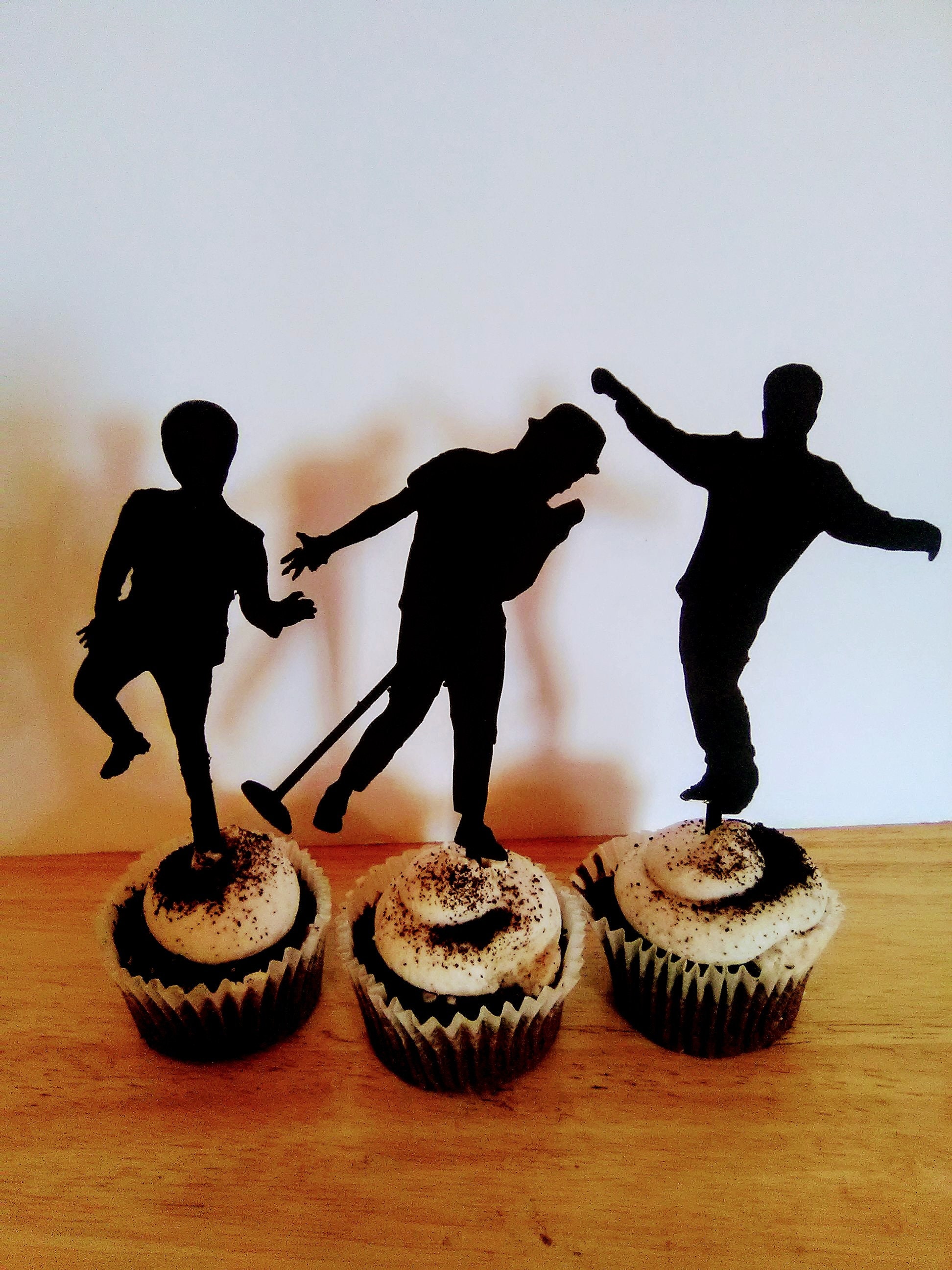 Bruno Mars Silhouette Cupcake Toppers, Bruno Mars Party Decoration ...