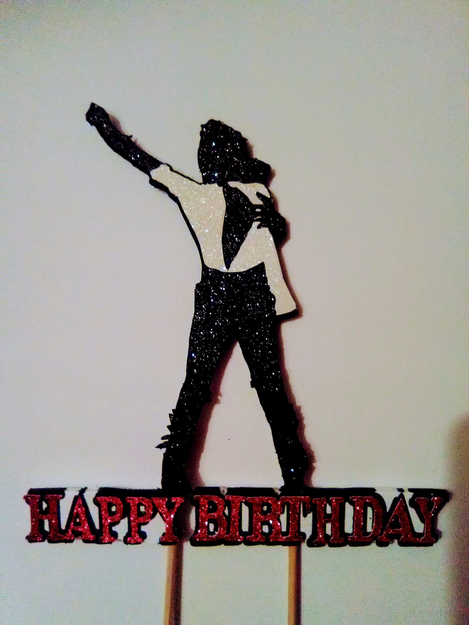 Michael Jackson Cake Topper, King of Pop, MJ Party Decoration, Cake ...