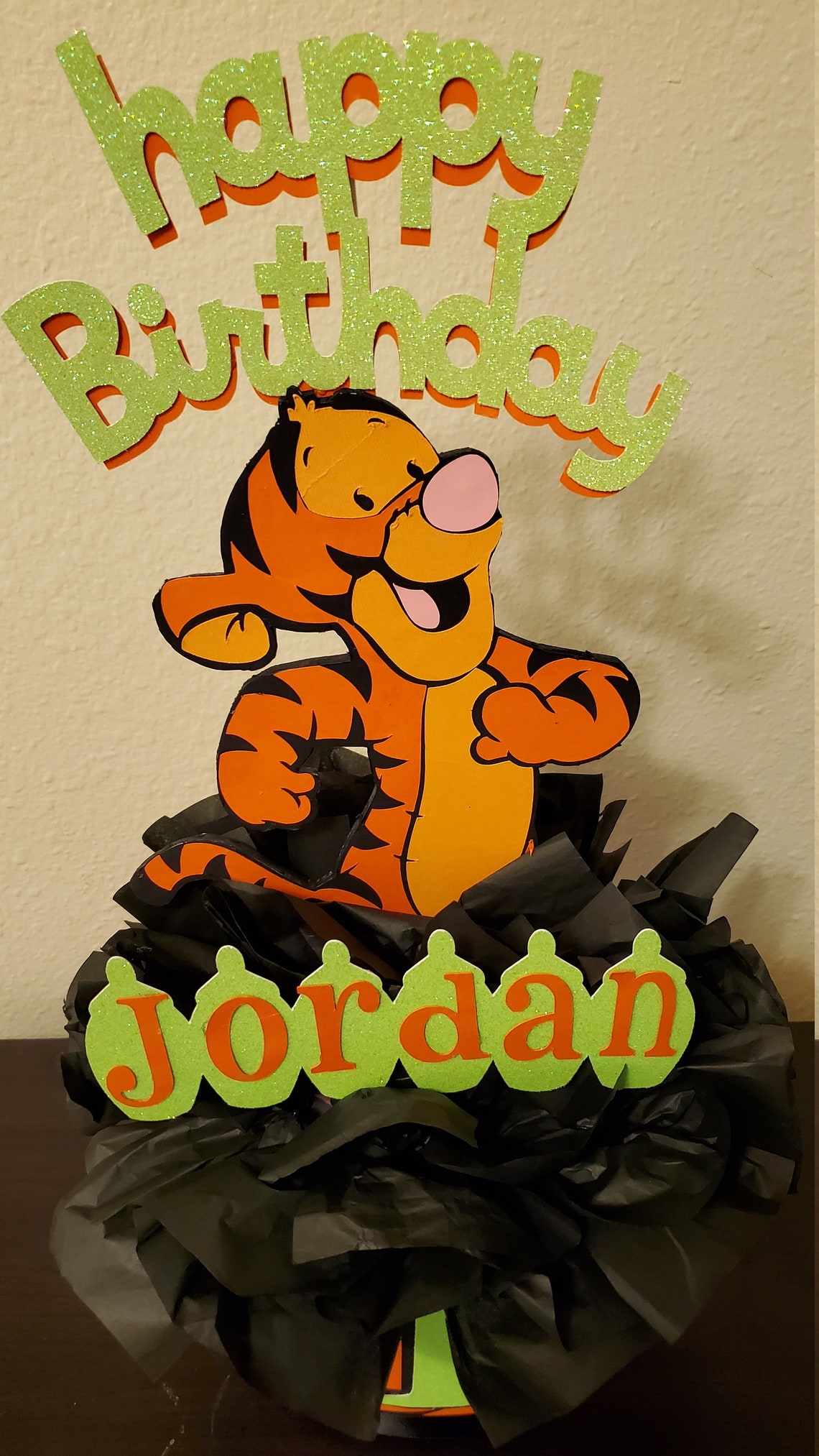 Tigger Birthday Centerpiece, Tigger Party Decoration - Etsy