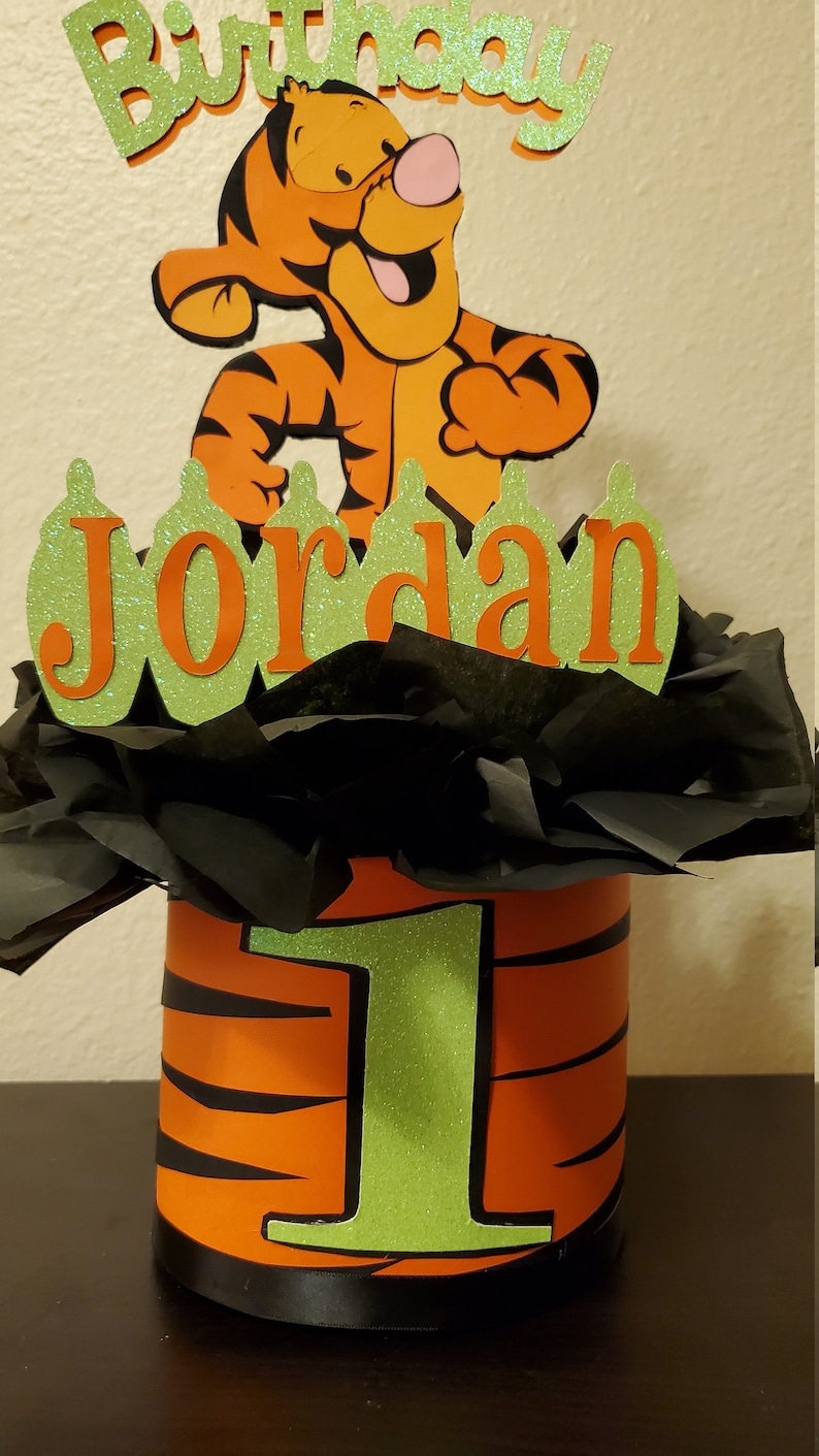 Tigger Birthday Centerpiece Tigger Party Decoration - Etsy