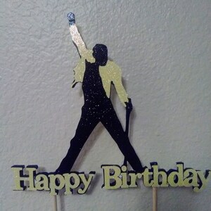 Freddie Mercury Cake Topper, Queen Rock Band, Party Decorations - Etsy