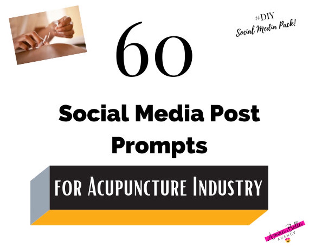 DIY Social Media Posts for Acupuncture Therapy - Etsy