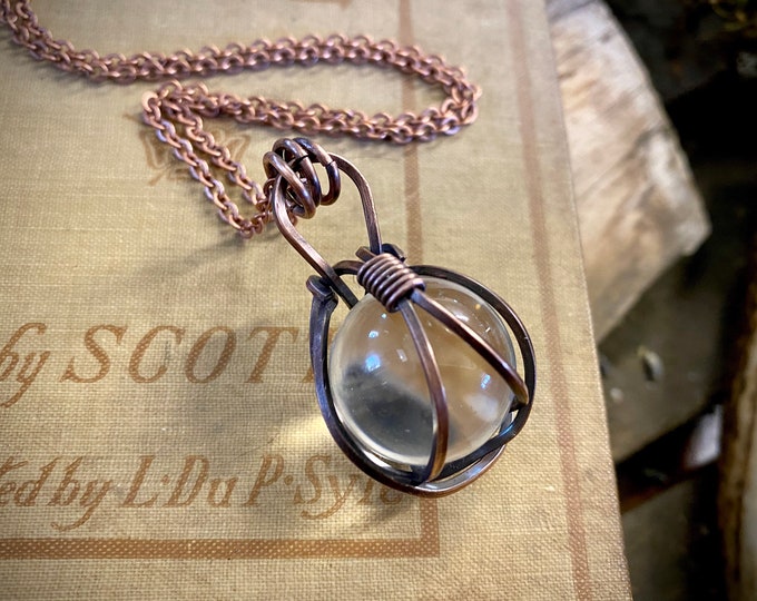 Oracle Crystal Ball Necklace | Witchcraft | Witchy Jewelry | Occult ...