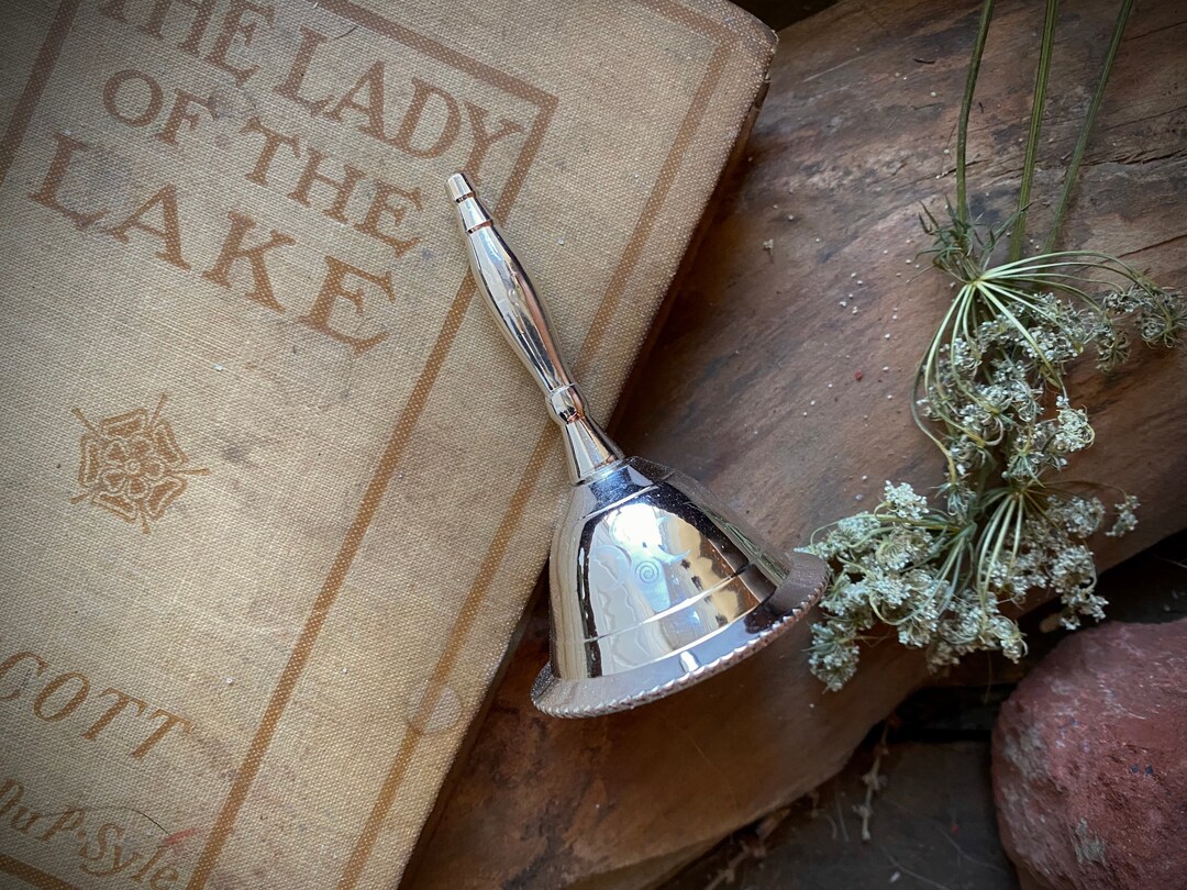 Silver Plated Goddess Altar Bell | Triple Moon | Witchcraft | Altar ...