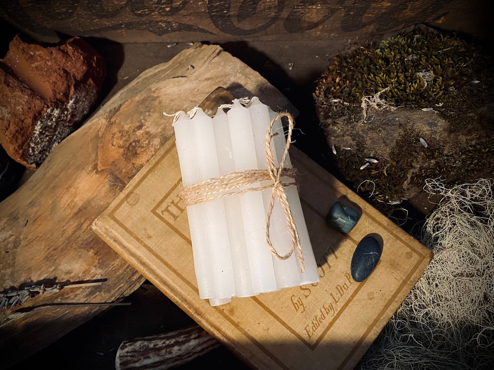 Set of 20 IMPERFECT White 4 Spell Candles Protection - Etsy