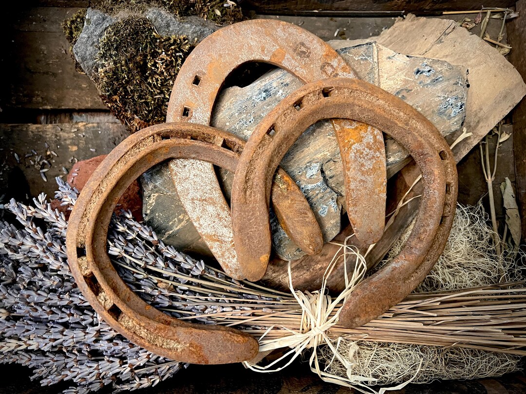 Rusty Horseshoe Amulet Talisman Good Luck Protection Magick Conjure ...