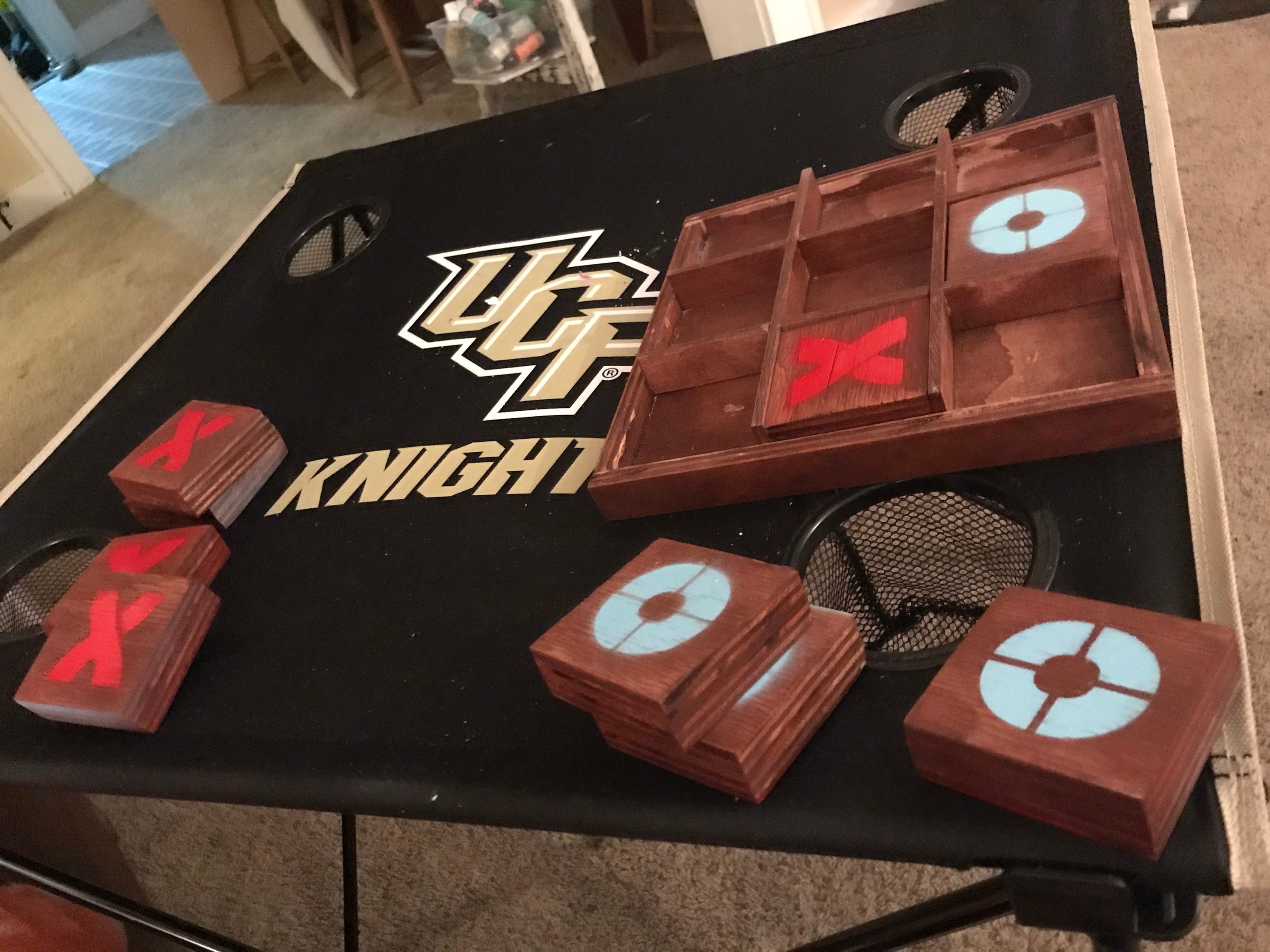 Tic Tac Toe Board Game Mini X and O - Etsy