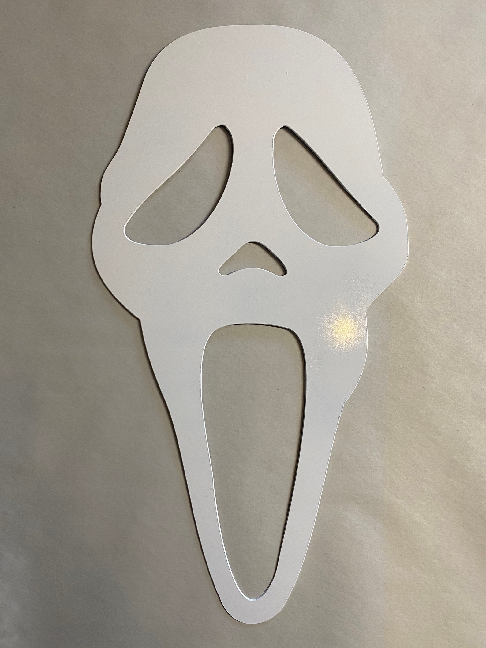 Scream/ghostface Metal Cutout - Etsy