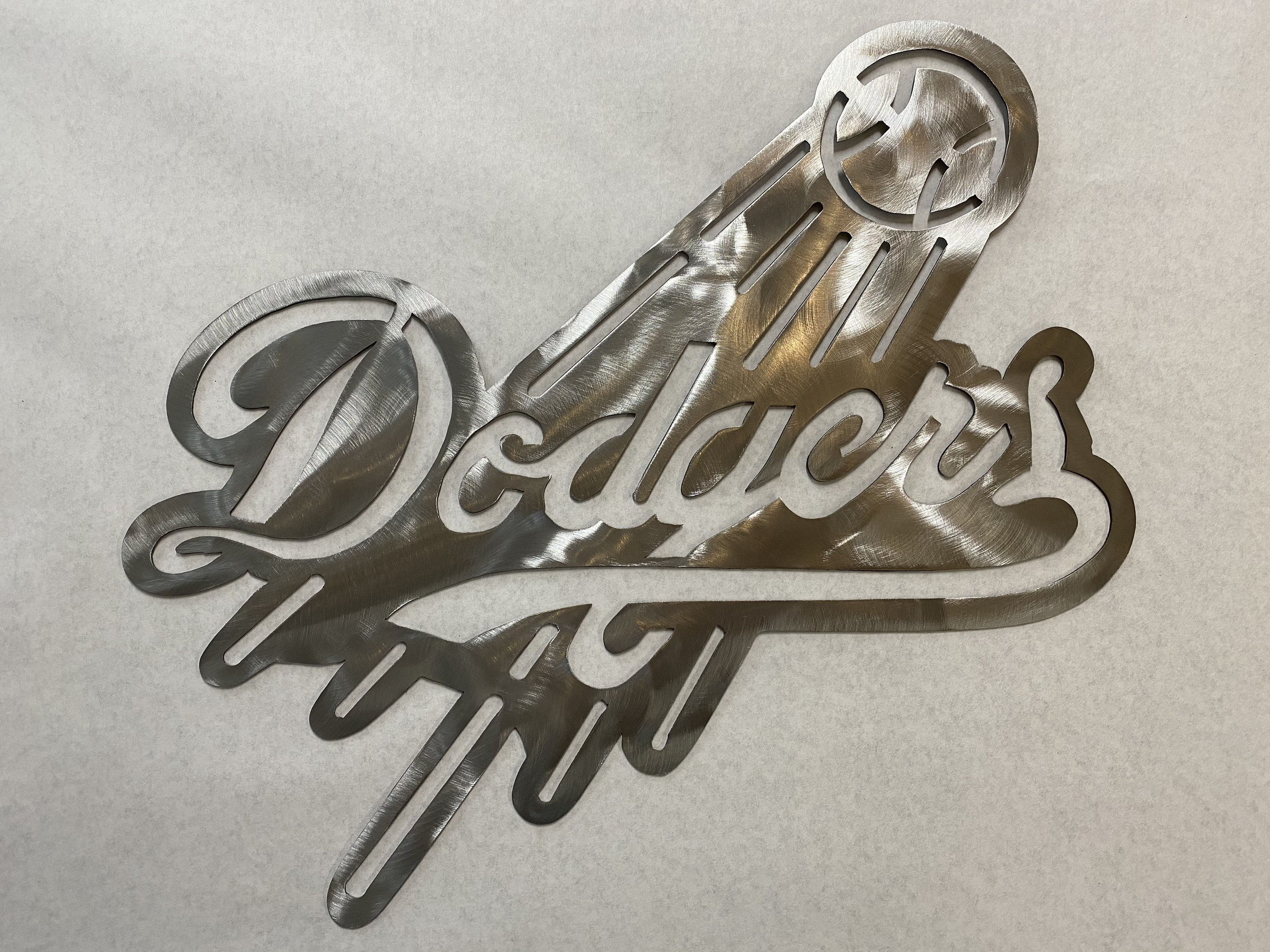 Los Angeles Dodgers Alternative Logo Metal Cutout - Etsy