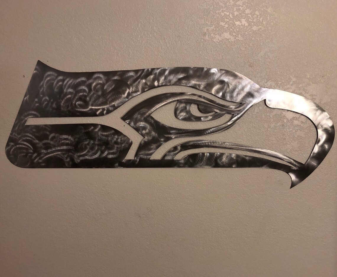 Seattle Seahawks Logo Metal Cutout - Etsy