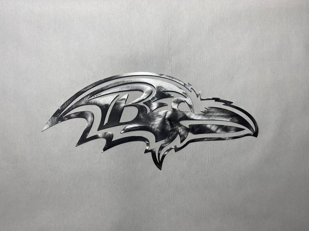 Baltimore Ravens Metal Cutout Logo - Etsy