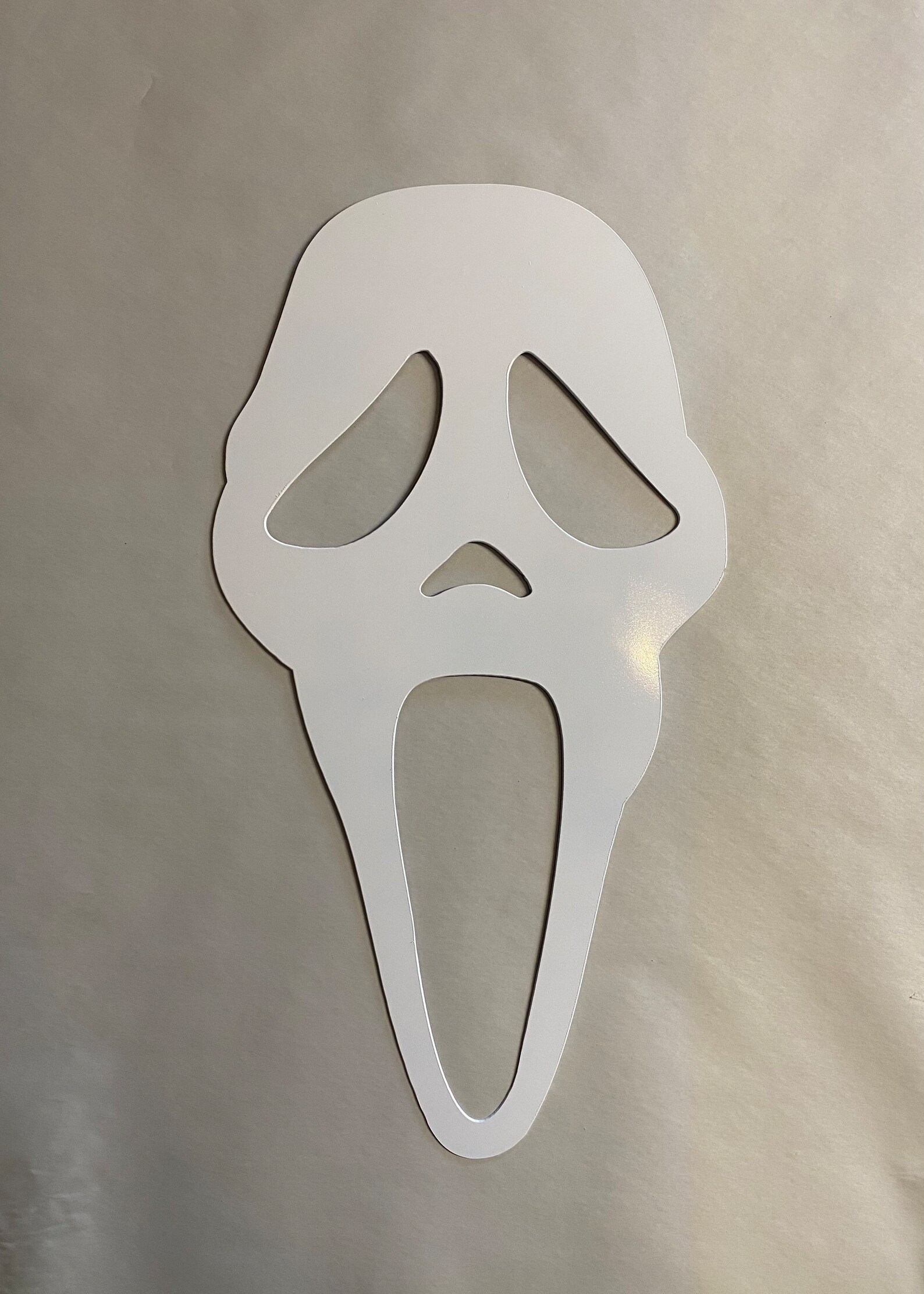 Scream/ghostface Metal Cutout - Etsy