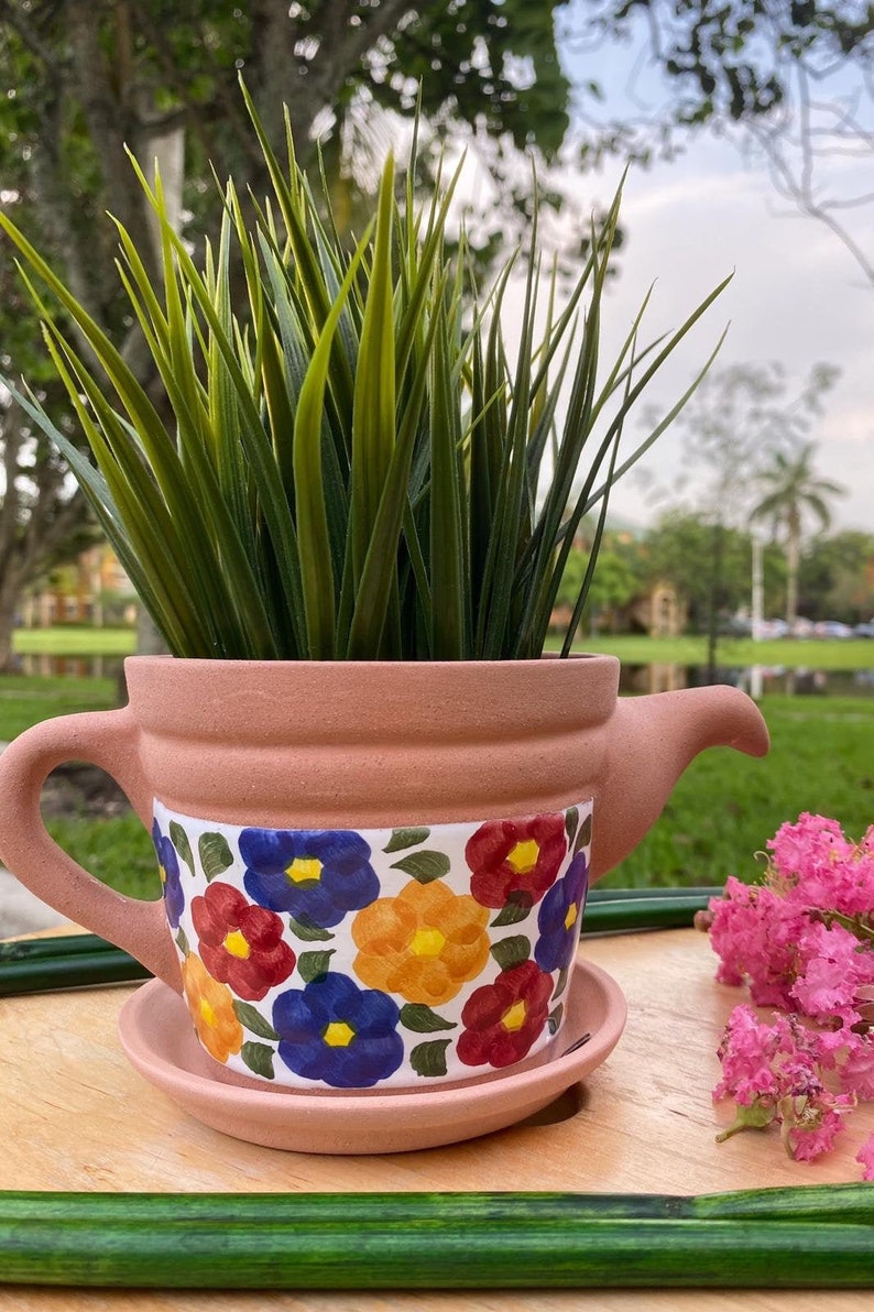 Ceramic Watering Can Planter - Etsy