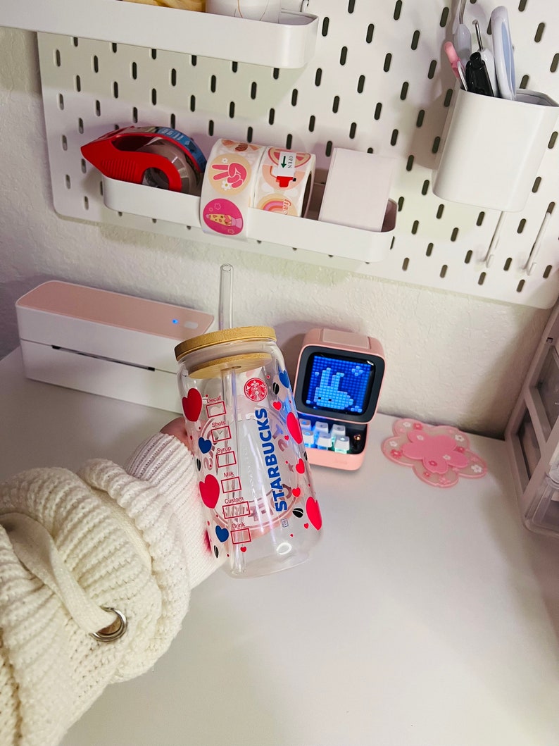 Blue Alien Glass Cup - Etsy