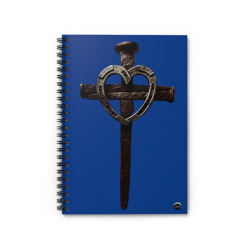 Gorgeous Cross Heart, Railroad Spikes! Spiral Notebook - Ruled Line ...
