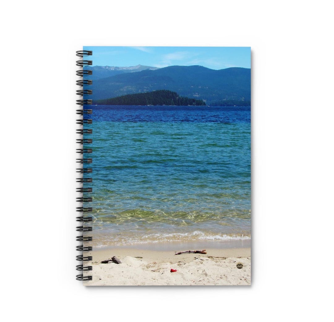 Gorgeous Idaho Priest Lake! 6" X 8" Spiral Notebook - Ruled Line ...