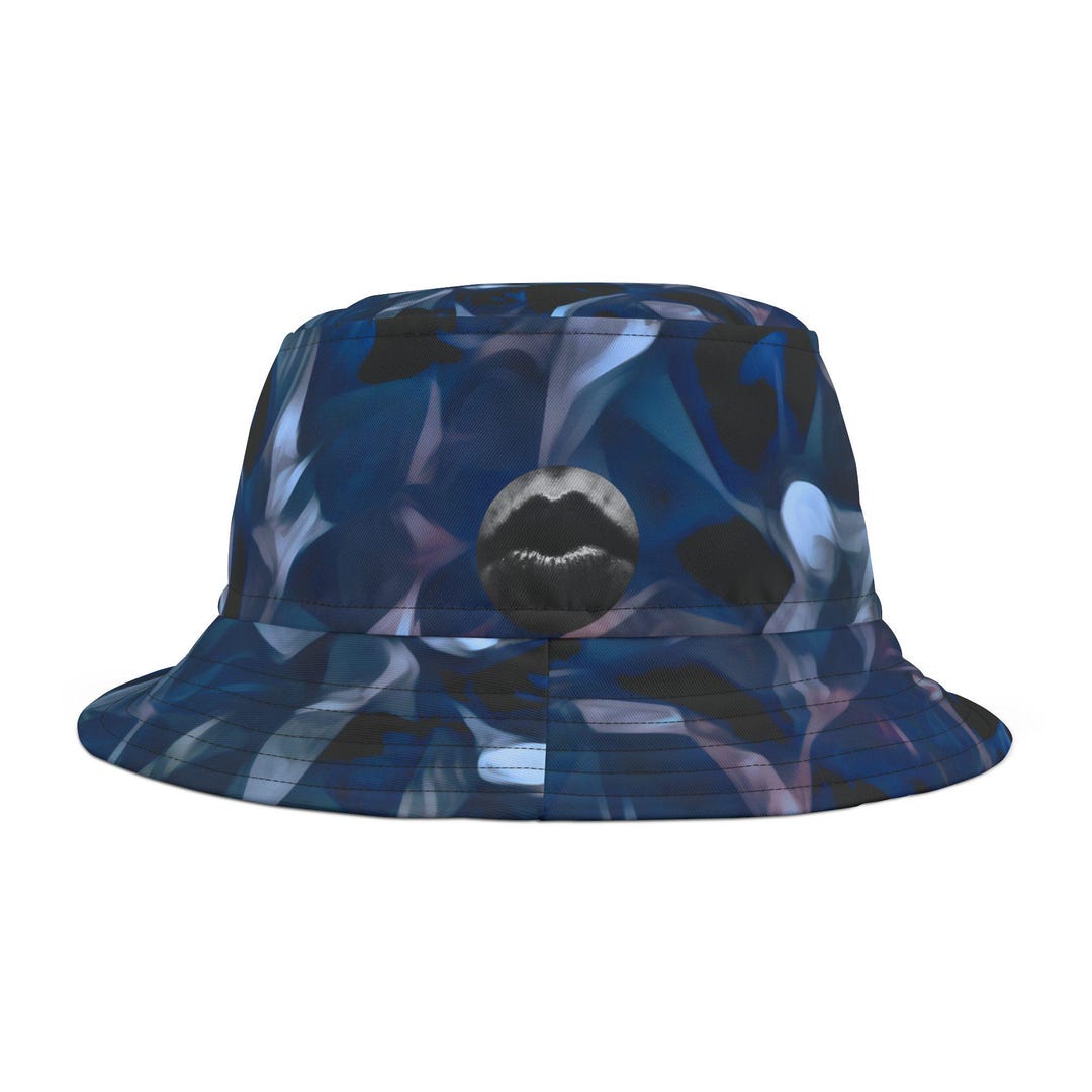 GORGEOUS Hot Lips Coolest FISHING Bucket Hat Lucky Fish Fish Cap Lure ...