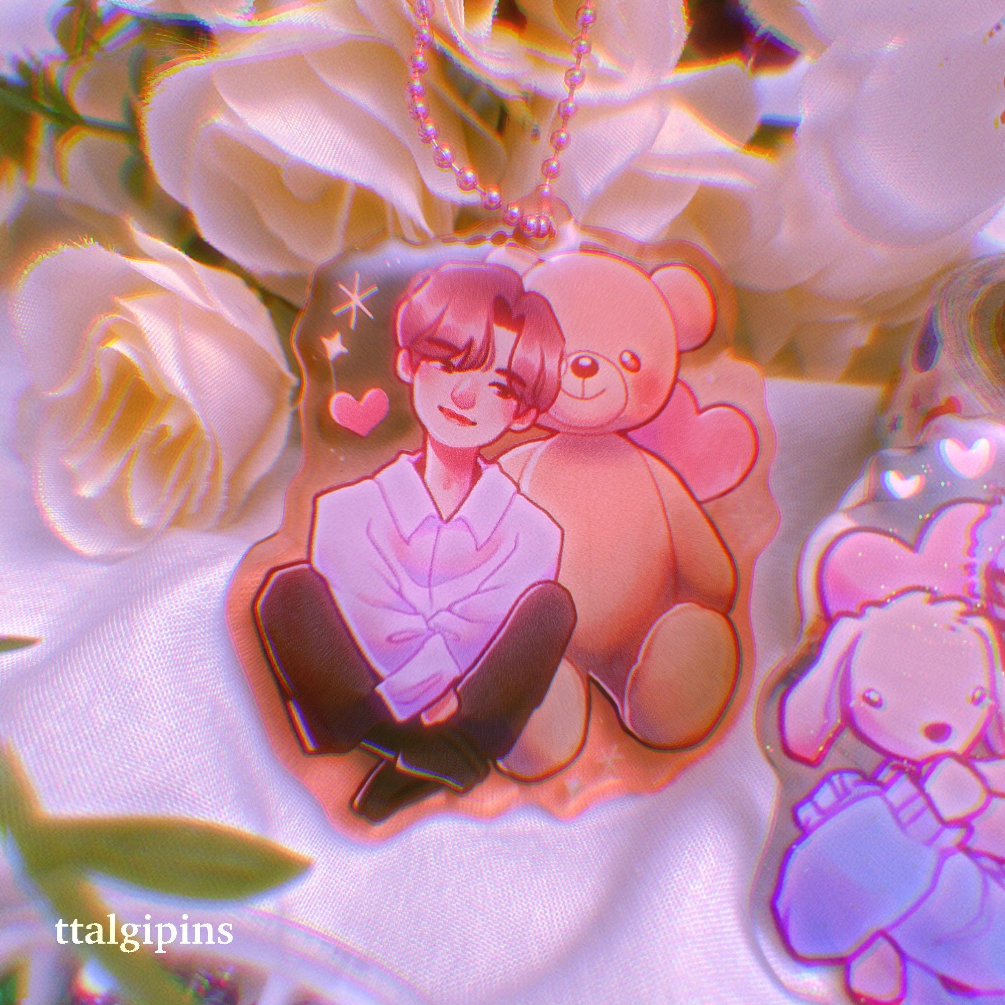 Teddy Bear Mingyu Puppy Seungmin & Egg Felix Plastic - Etsy Israel