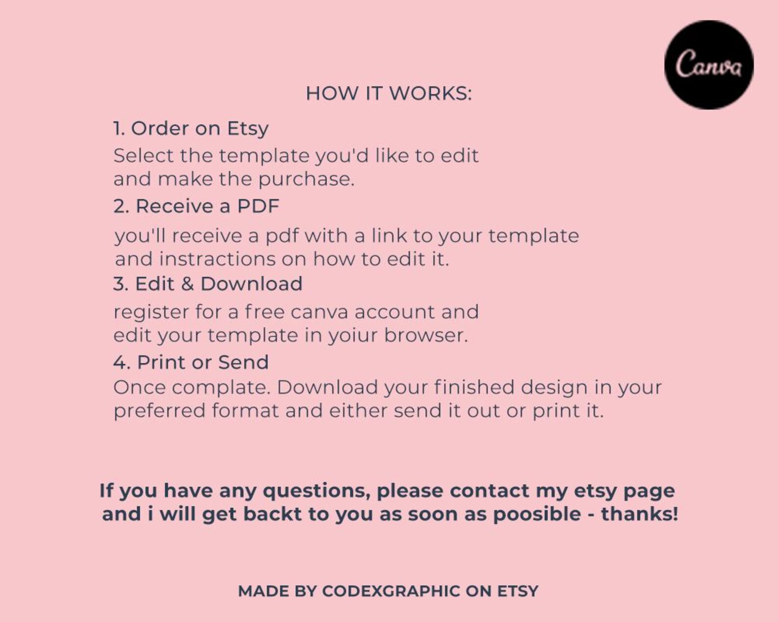 Realtor Open House Feedback Form: Editable Canva Template (digital ...
