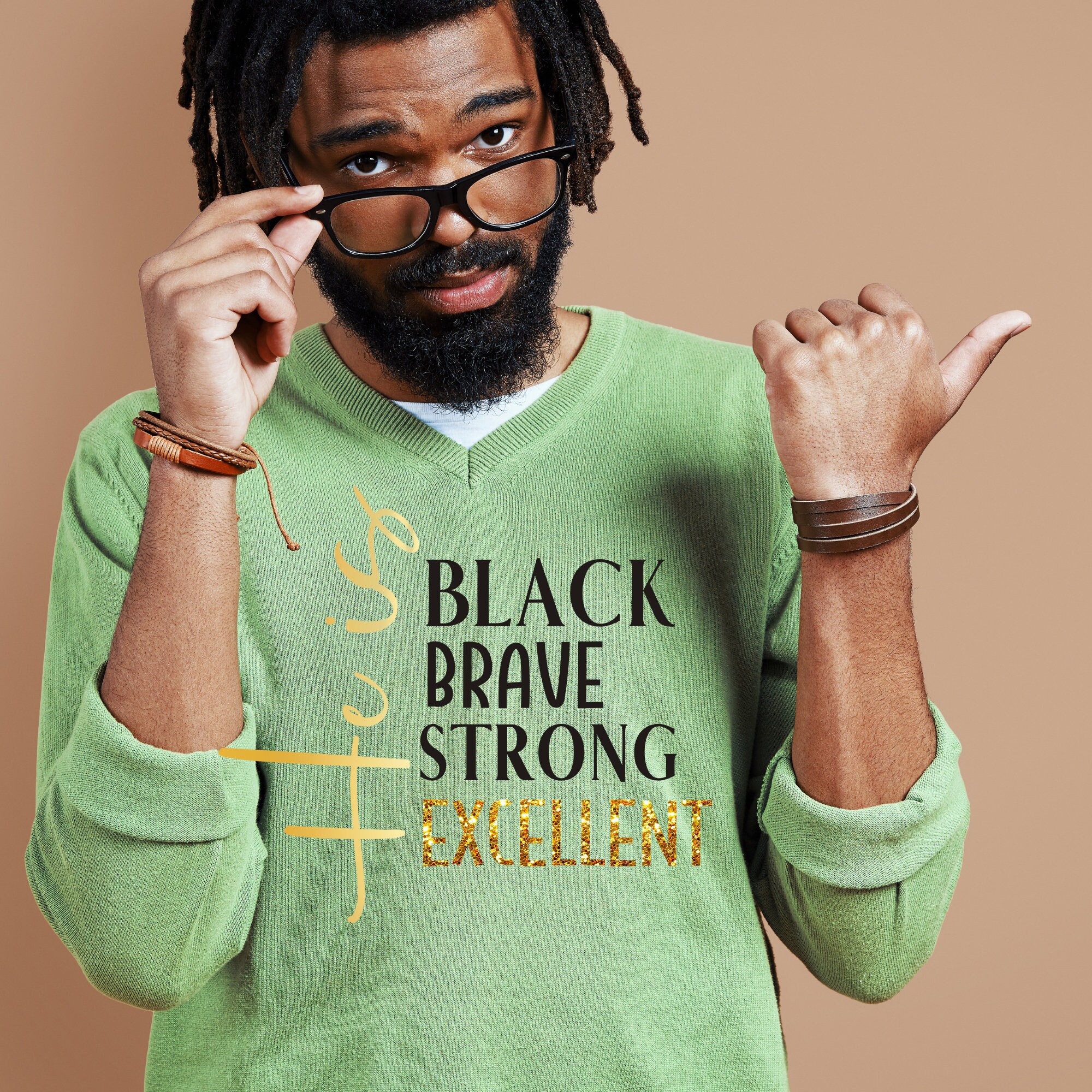 Black Men Power Svg Brave Strong and Excellence Svg Bundle | Etsy