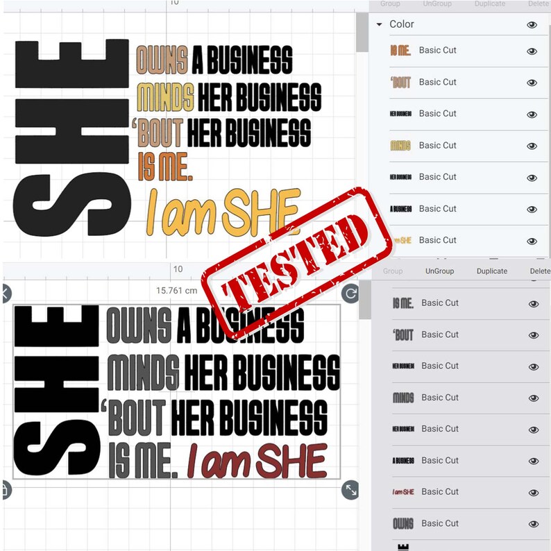 I Am She Svg She is Me Svg Bundle Black Girl Owned Business | Etsy ...