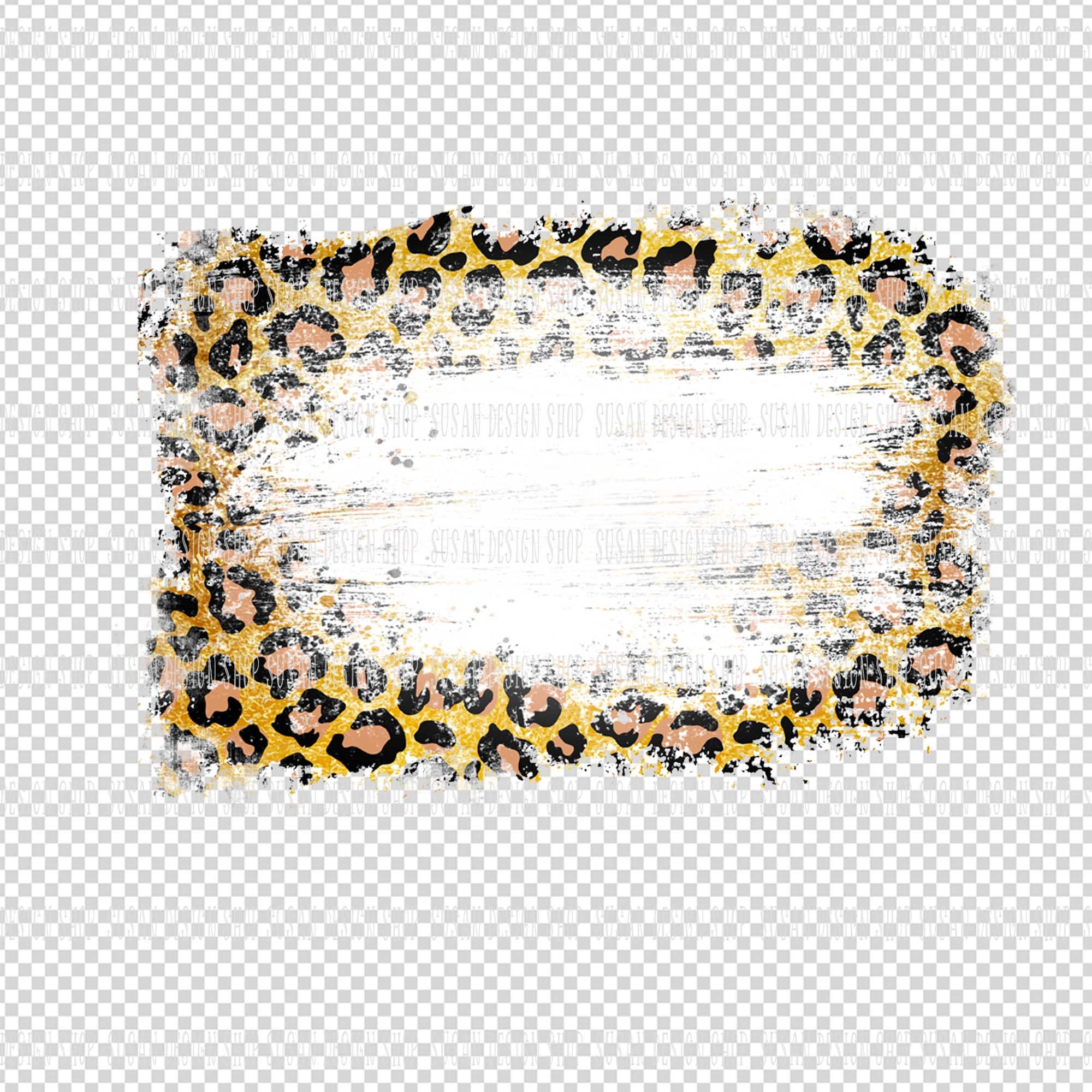 Distressed Leopard Print Background With Bleach Bundle PNG - Etsy