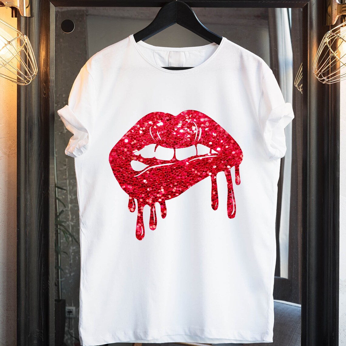 Biting Lips Svg Drippig Lips Svg Png Dxf Cut File for Cricut - Etsy