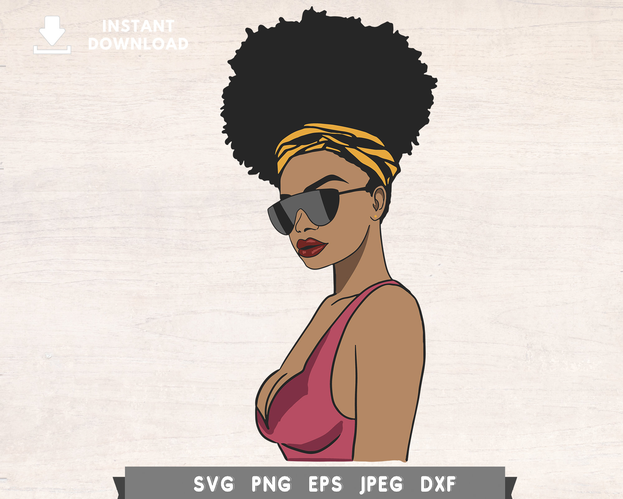 Afro Diva Svg Afro Lady Svg Black Woman Are Dope Svg Turban Etsy