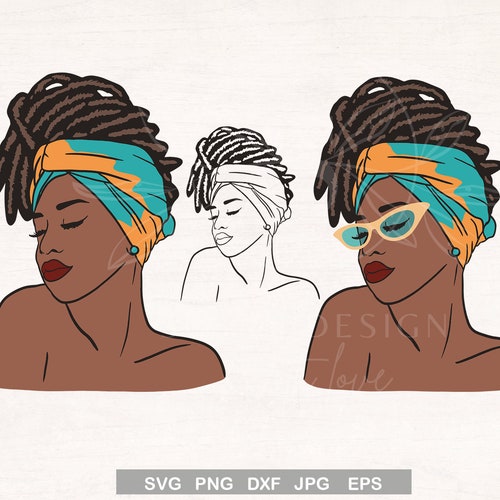 Loc Hair SVG File for Cricut Silhouette Dreadlocks Svg - Etsy