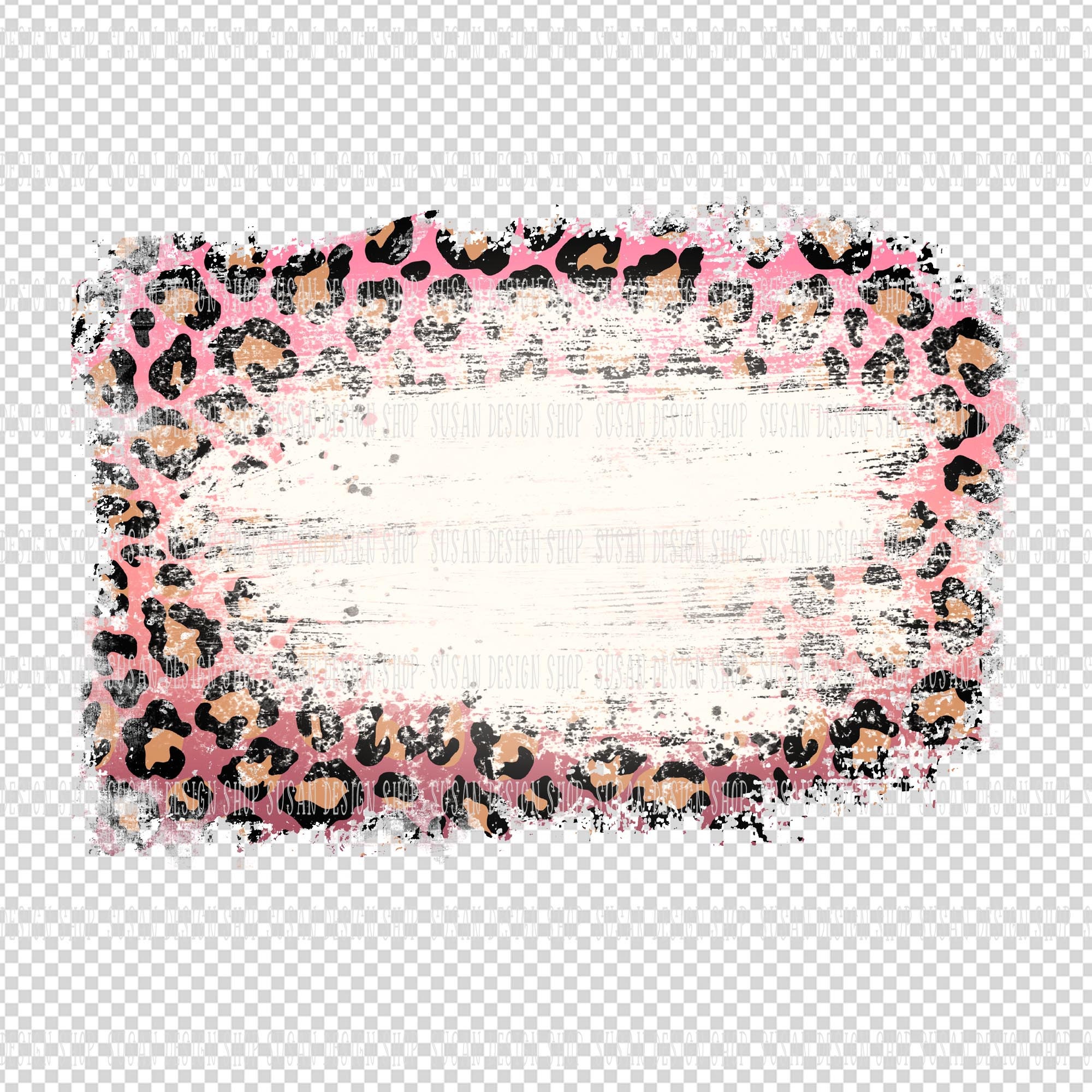 Distressed Leopard Print Background With Bleach Bundle PNG - Etsy