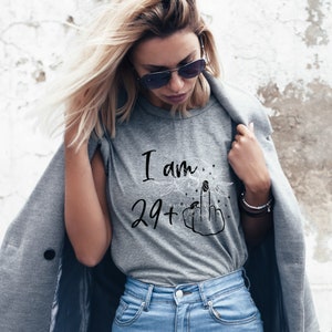 30th Birthday Svg, I'm 29 Plus One Svg, Men Women Middle Finger Svg ...