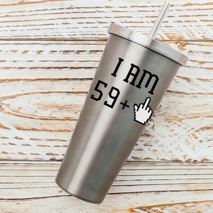 Funny 60th Birthday Svg I'm 59 Plus One Svg Skeleton and - Etsy