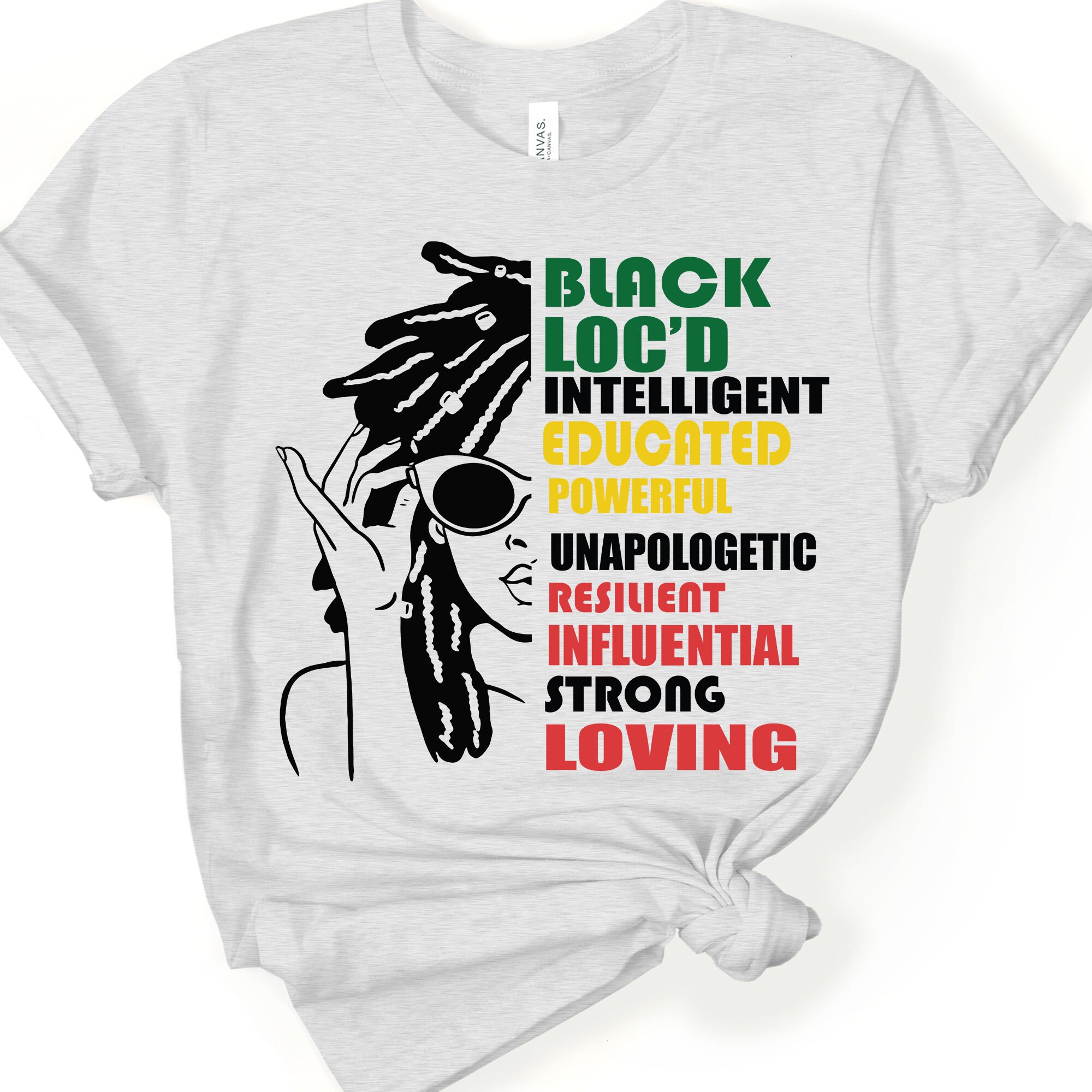 Black Woman Loc'd Svg Locs Svg Black Girl Magic Loc - Etsy