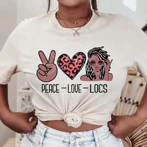 Peace Love Locs Svg Bundle, African Svg, Afrocentric Svg, Dreads Svg ...