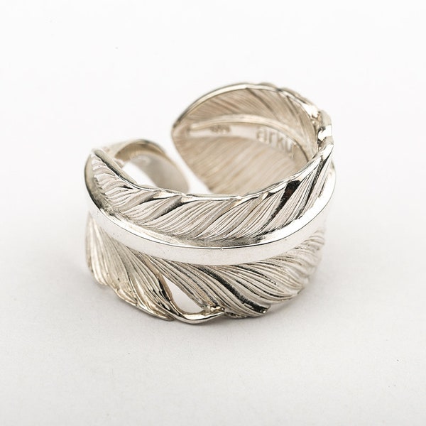 Feather Ring - Etsy