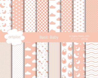 Baby Pink Paper | Etsy