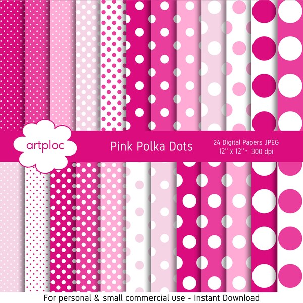 Polka Dot Background - Etsy