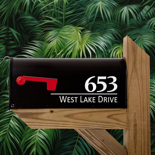 Vinyl Mailbox Decals - Etsy