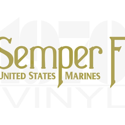 USMC Semper Fi Vinyl Decal United States Marine Corps - Etsy