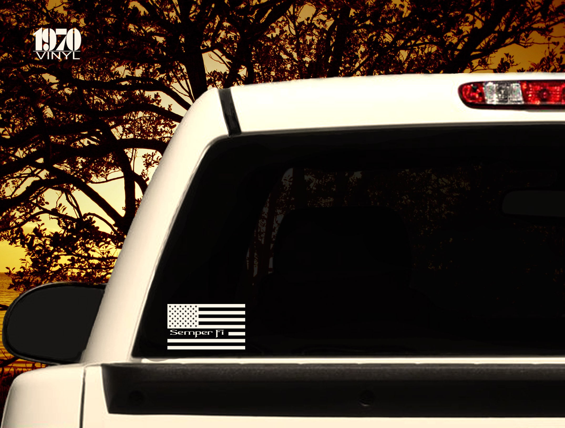 USMC Semper Fi Vinyl Decal United States Marine Corps Decal | Etsy