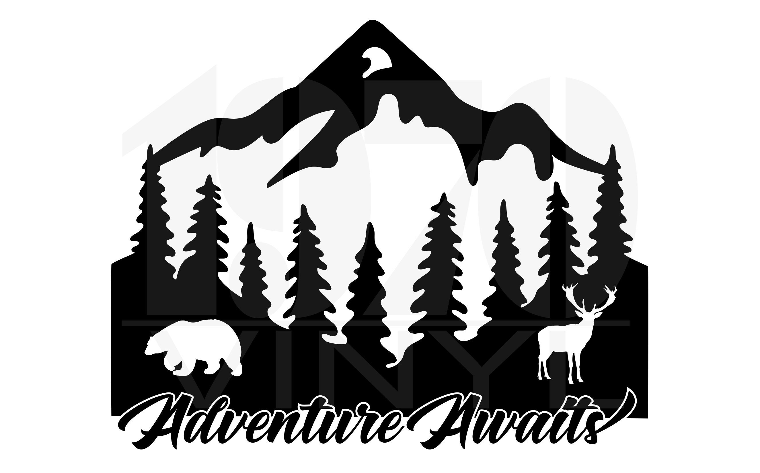 Adventure Awaits Decal RV Decal Camper Decal Camping - Etsy