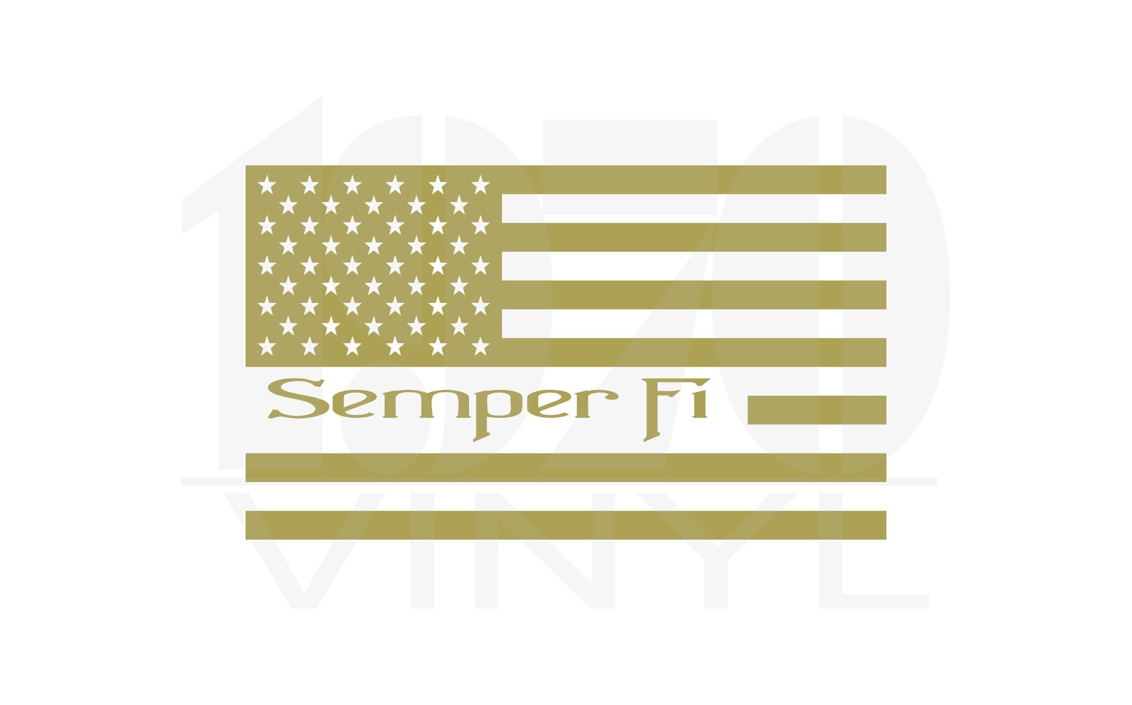 USMC Semper Fi Vinyl Decal United States Marine Corps Decal | Etsy