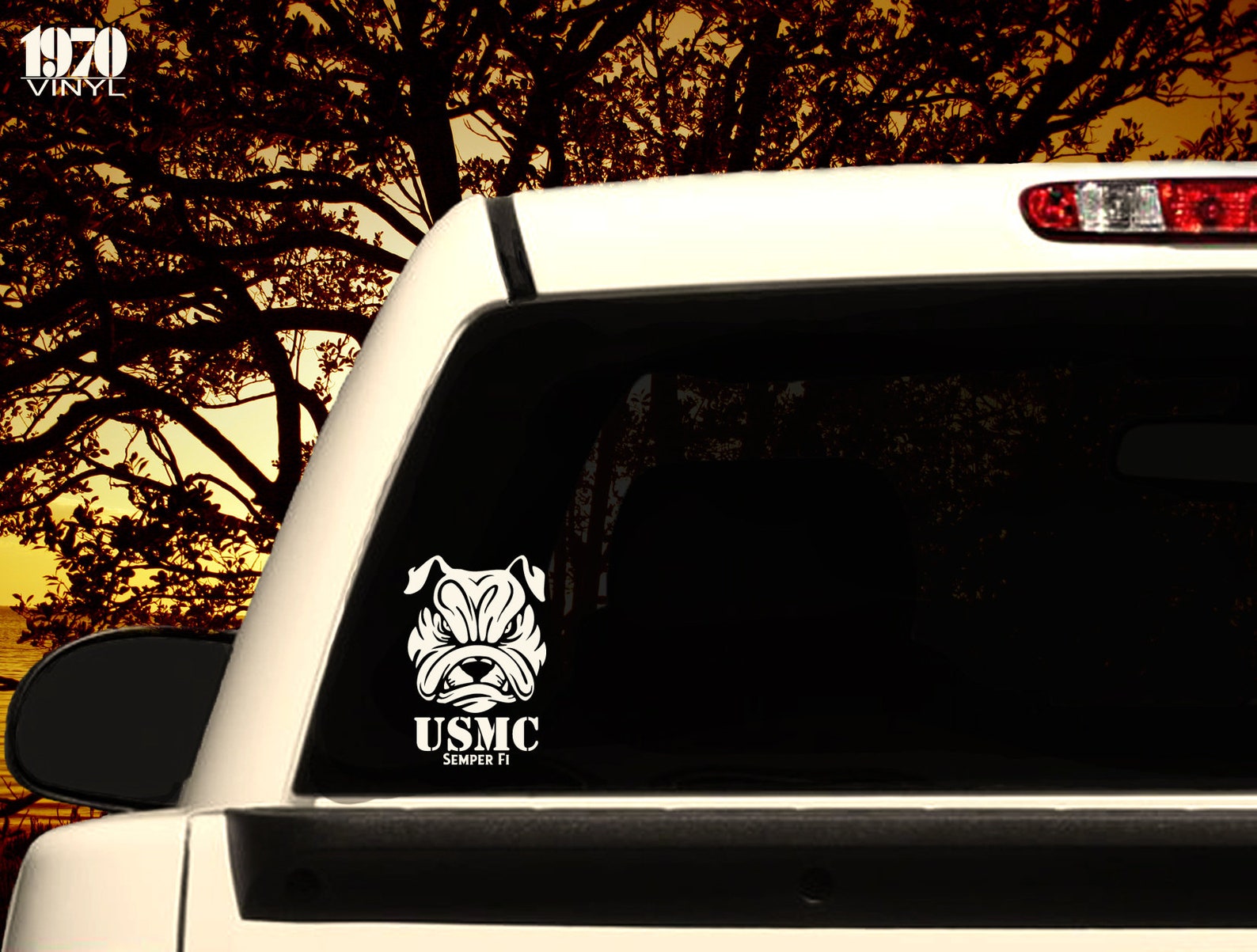 USMC Semper Fi Vinyl Decal United States Marine Corps - Etsy