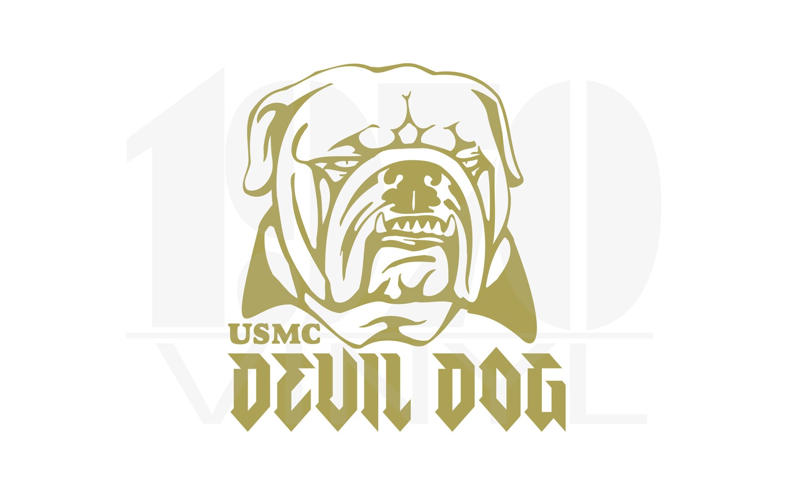 USMC Devil Dog Vinyl Decal United States Marine Corps - Etsy