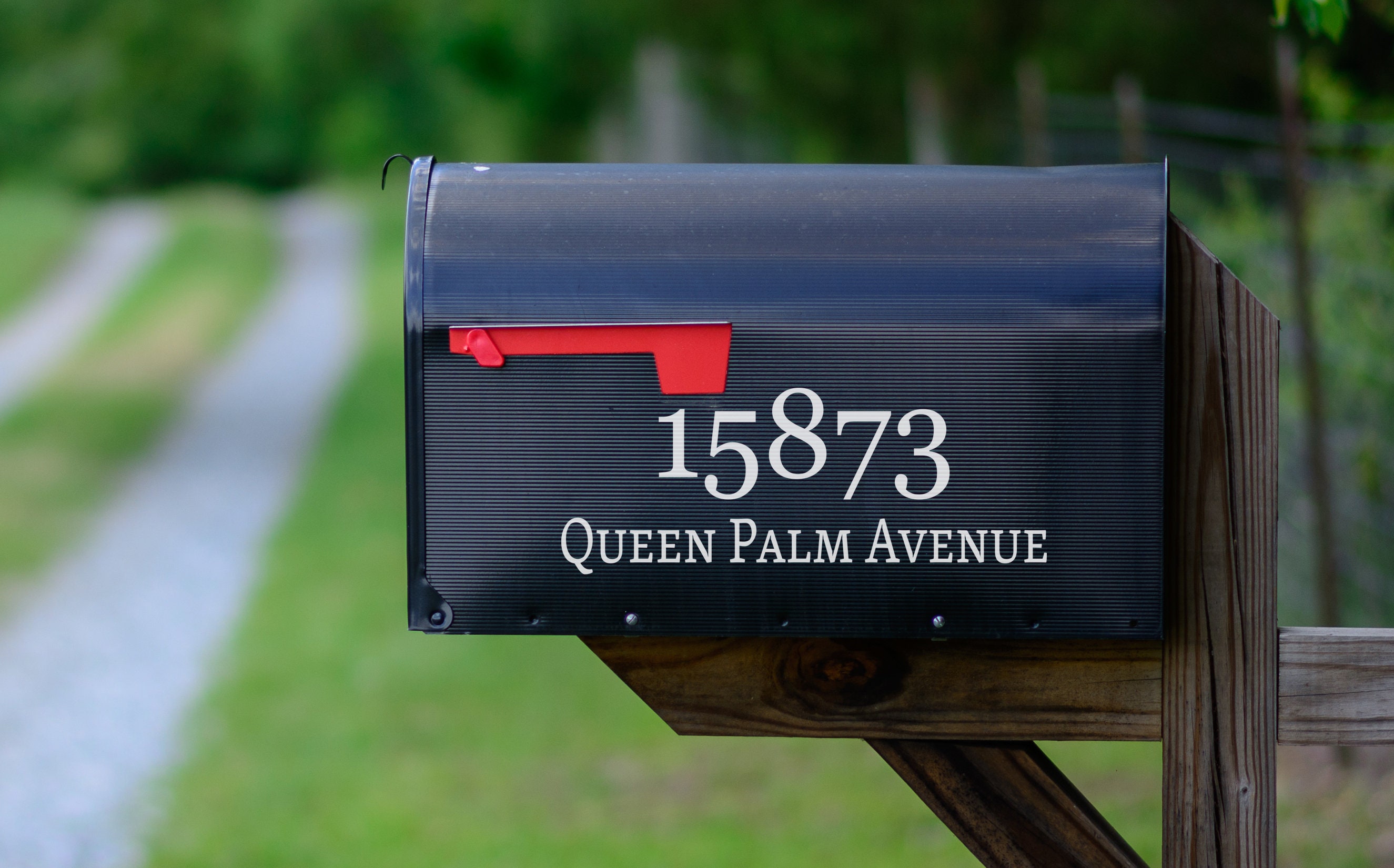 Personalized Mailbox Decal Address Decal Mailbox Vinyl - Etsy